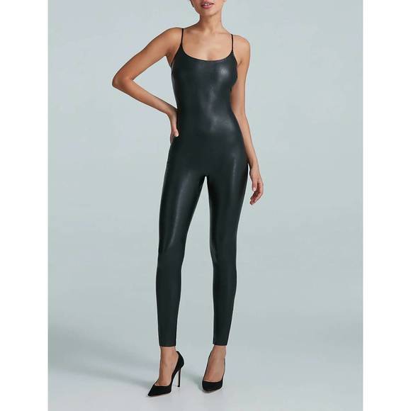 Commando | Tops | New Commando Faux Leather Cami Catsuit In Black ...